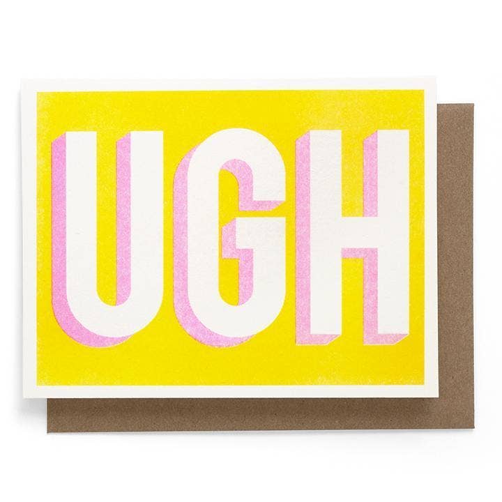 UGH Greeting Card – Color Riot
